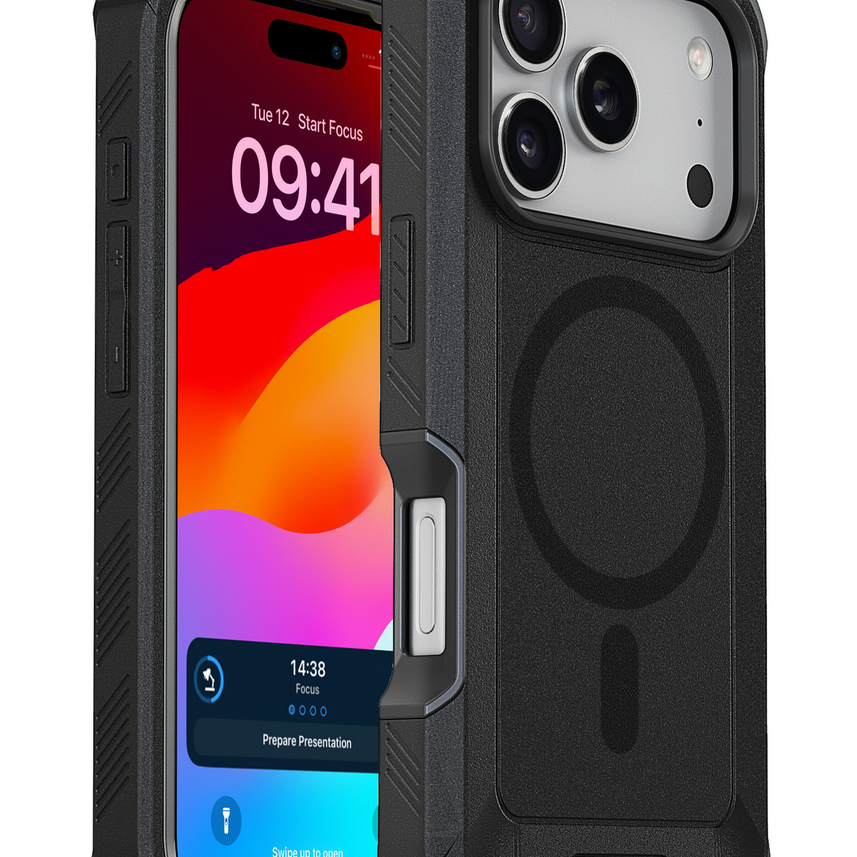 xBase iPhone 17 Pro Max - Boulder MagSafe Heavy-Duty Co-Molded Rugged ...