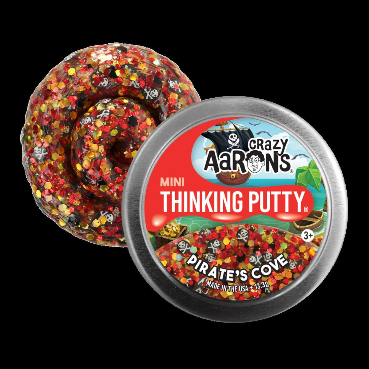 Crazy Aaron's MINI PIRATE'S COVE - 2" THINKING PUTTY TIN – Cole's Computers