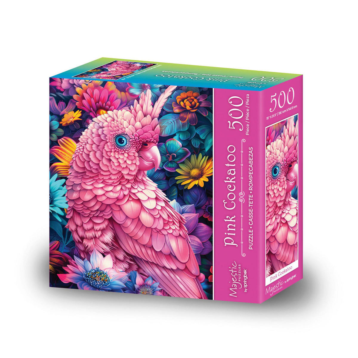 Springbok Pink Cockatoo 500 Piece Jigsaw Puzzle – Cole's Computers