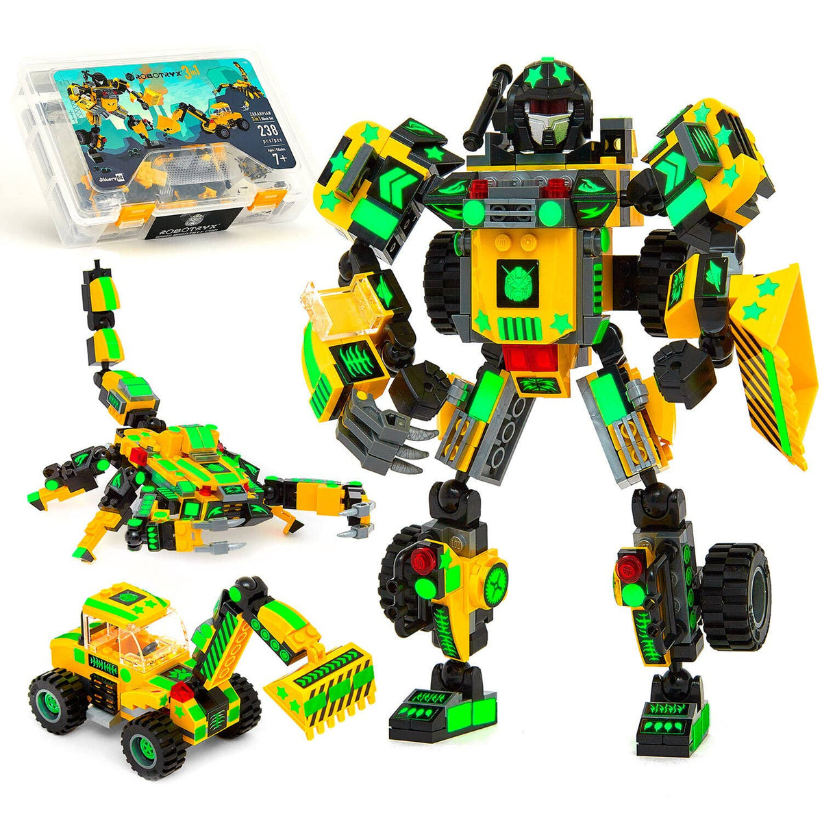 Build Your Robot Kit (238 Pc) Robotryx Zakarpian – Cole's Computers