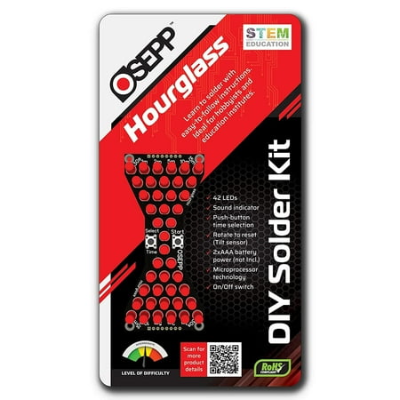 OSEPP LED Hourglass DIY Soldering Practice Kit – Cole's Computers