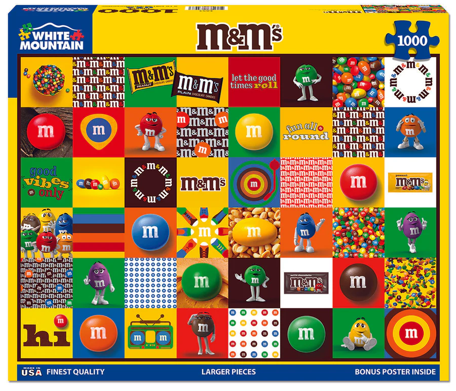 White Mountain Puzzles - M&M'S Fun - 1000 Piece Jigsaw Puzzle – Cole's ...