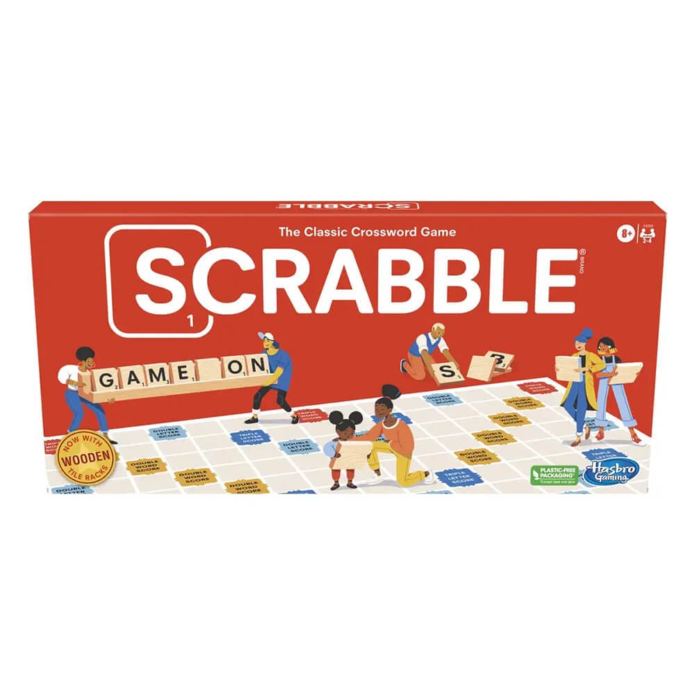 Hasbro Gaming Scrabble Board Game,Word Game for Kids Ages 8 and Up,Fun ...