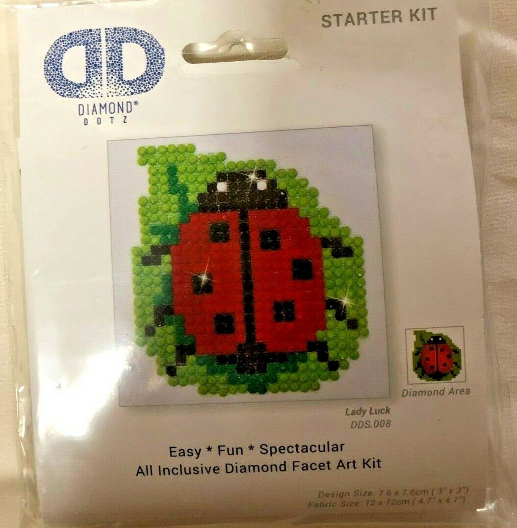 DIAMOND DOTZ ® - Lady Luck Diamond Painting Artwork Kit Diamond Painti ...