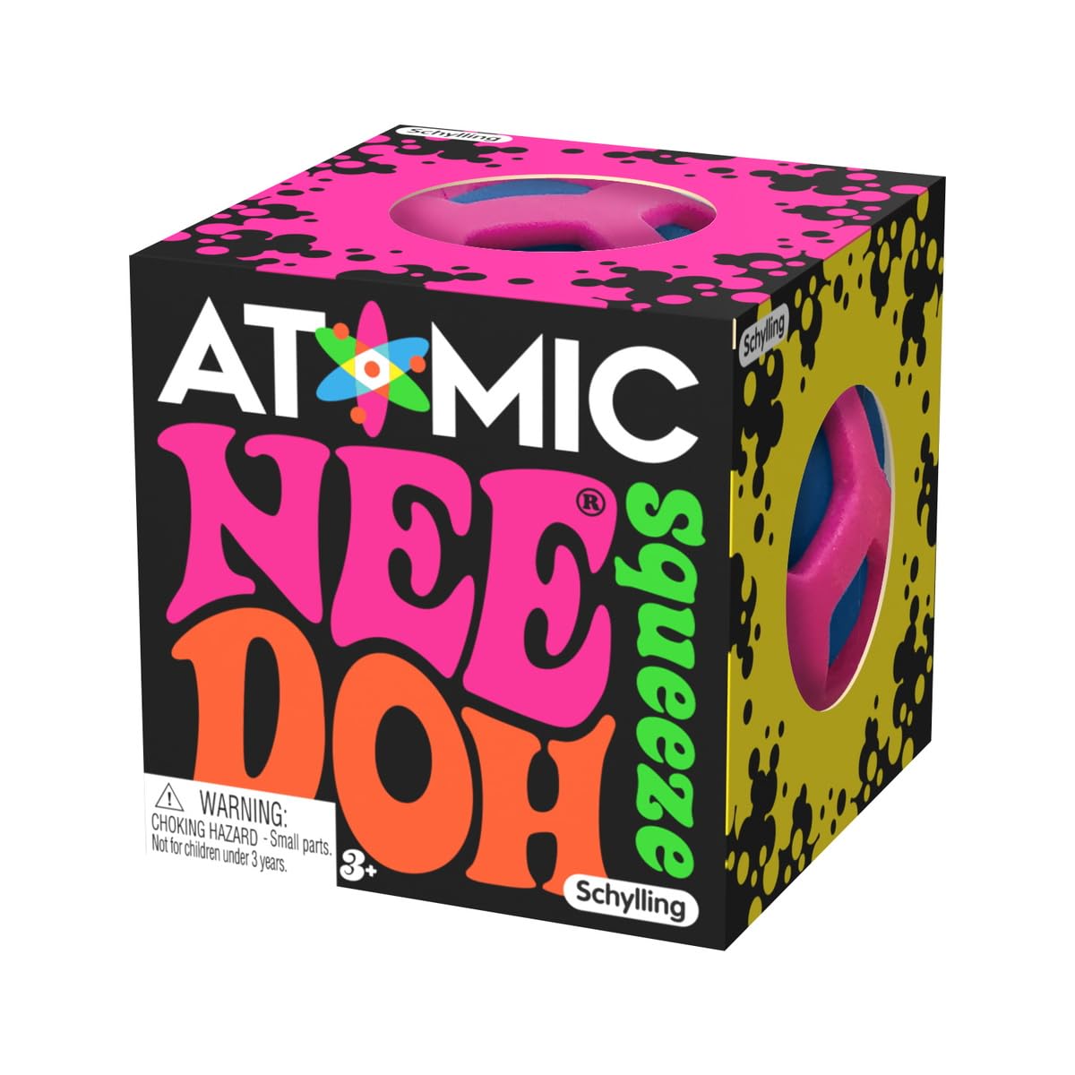 Schylling NeeDoh Atomic - Sensory Fidget Toy - Assorted Colors - Ages ...