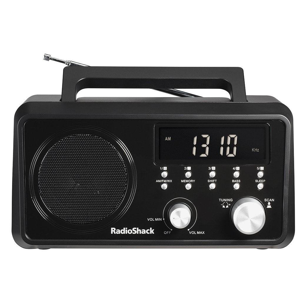 RadioShack AM/FM Portable Radio – Power Cord and Battery Operated Radi ...