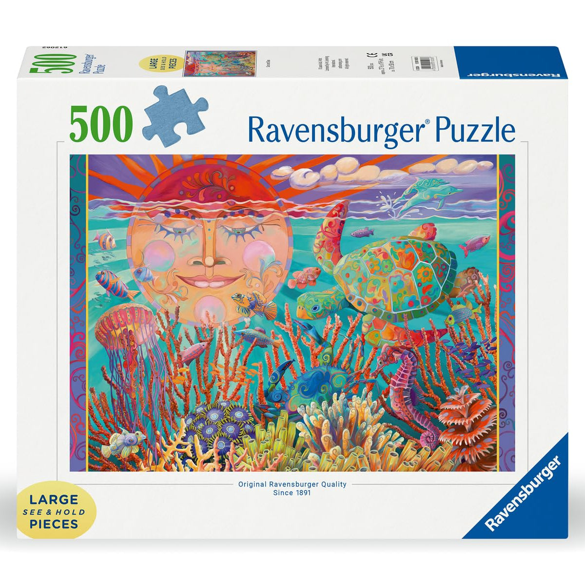Ravensburger Sun and Sea 500 Piece Large Format Puzzle – Cole's Computers