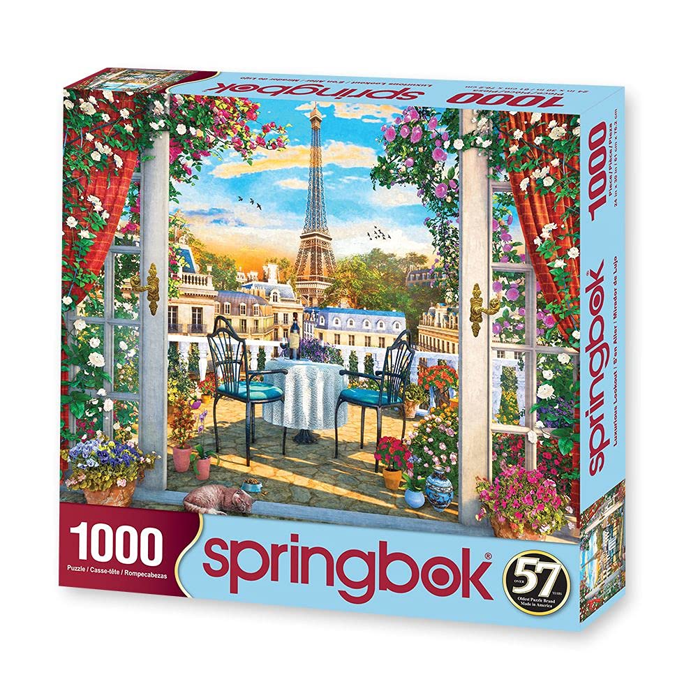 Springbok 1000 Piece Jigsaw Puzzle Luxurious Lookout - Made in USA ...