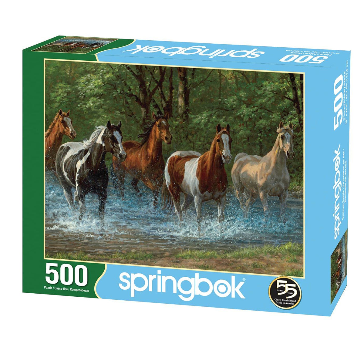 Springbok 500 Piece Jigsaw Puzzle Summer Creek – Cole's Computers
