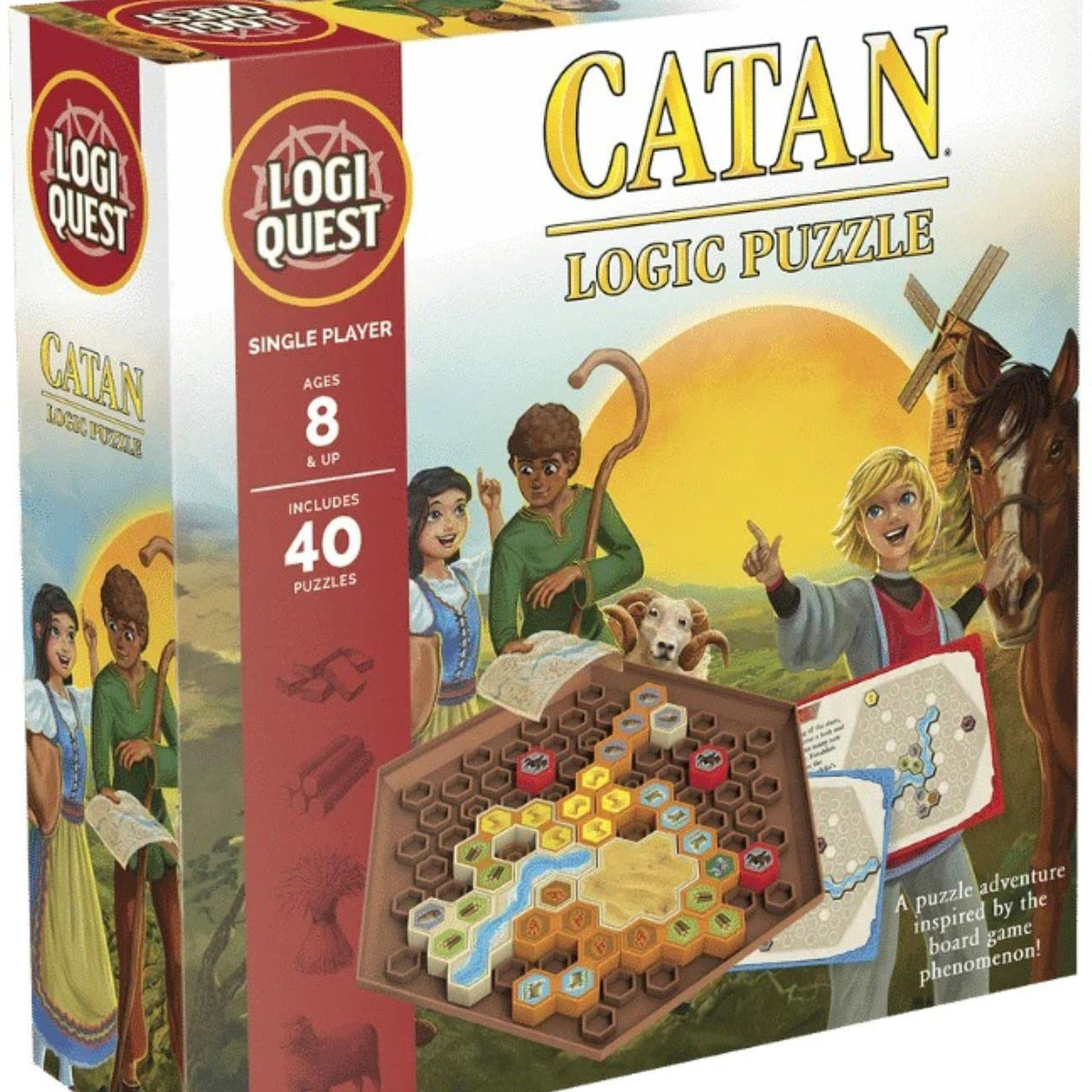 Catan Logic Puzzle Board Game | LogiQuest Puzzle Adventure Inspired by ...