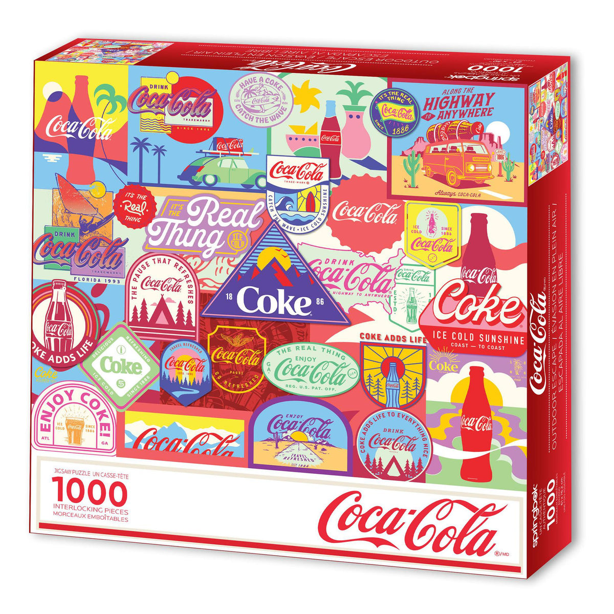 Springbok Outdoor Escape Coca-Cola 1000 Piece Jigsaw Puzzle – Cole's ...