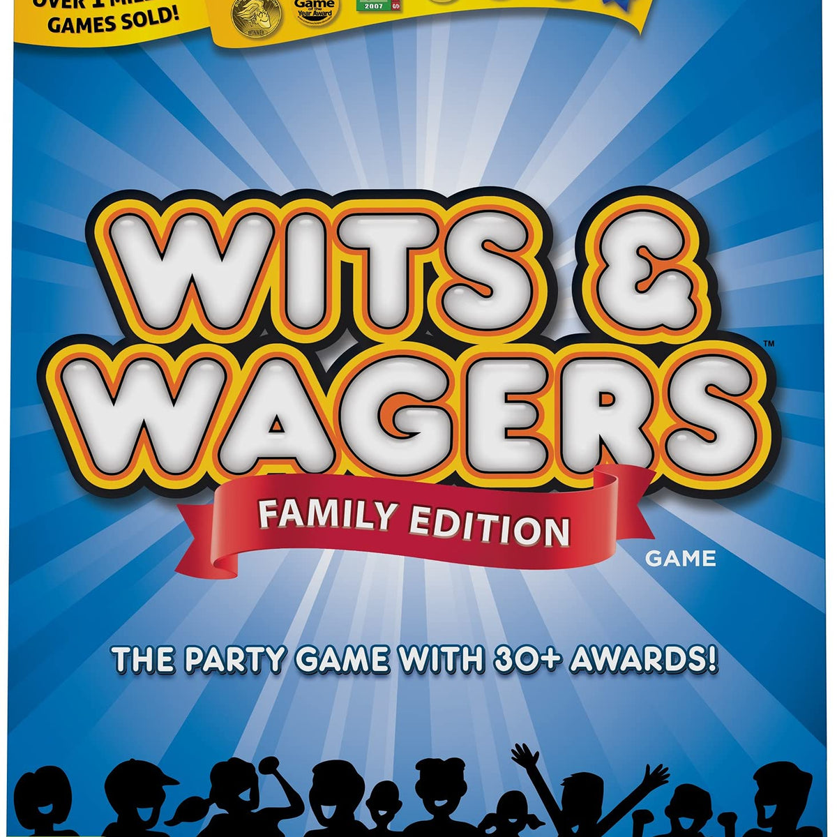 Mattel Games Wits & Wagers Board Game Family Edition for Kids and Adul ...