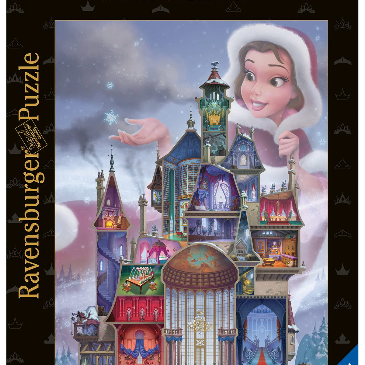 Ravensburger Disney Castle Collection - Belle's Enchanted Castle 1000 ...