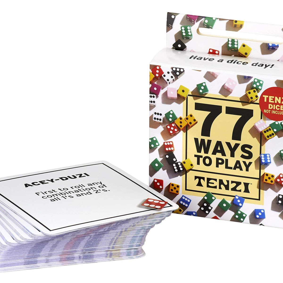 TENZI 77 Ways to Play The Add-on Card Set for The Dice Party Game - Ag ...