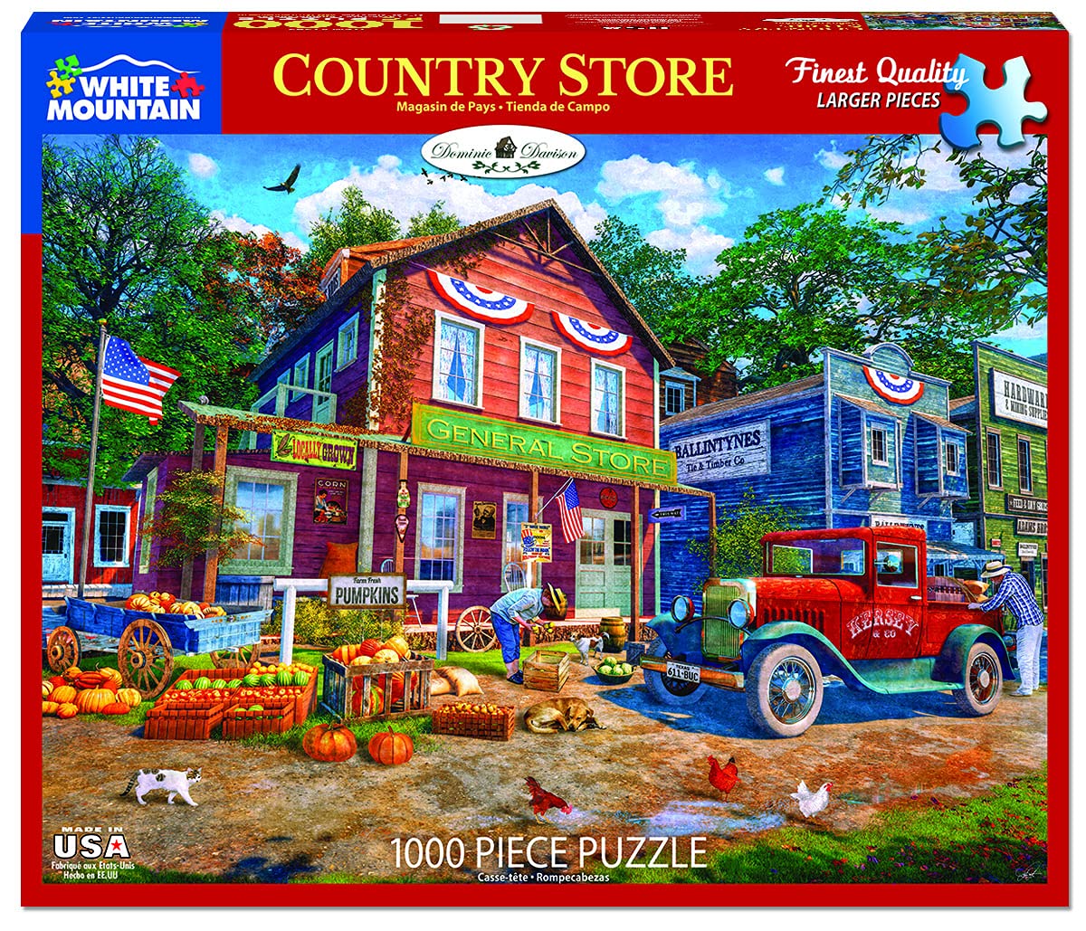 White Mountain Puzzles - Country Store - 1000 Piece Jigsaw Puzzle ...