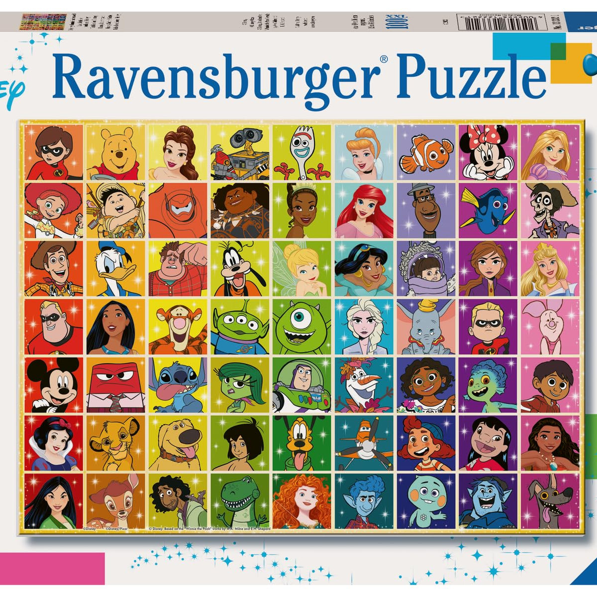 Ravensburger Disney Pixar Color Palette - 100-piece Jigsaw Puzzle for ...