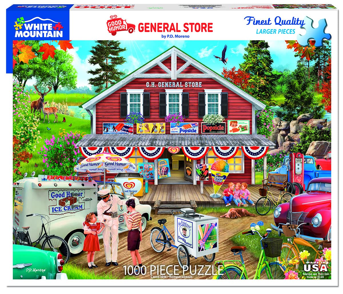 White Mountain Puzzles - Good Humor General Store - 1000 Piece Jigsaw ...