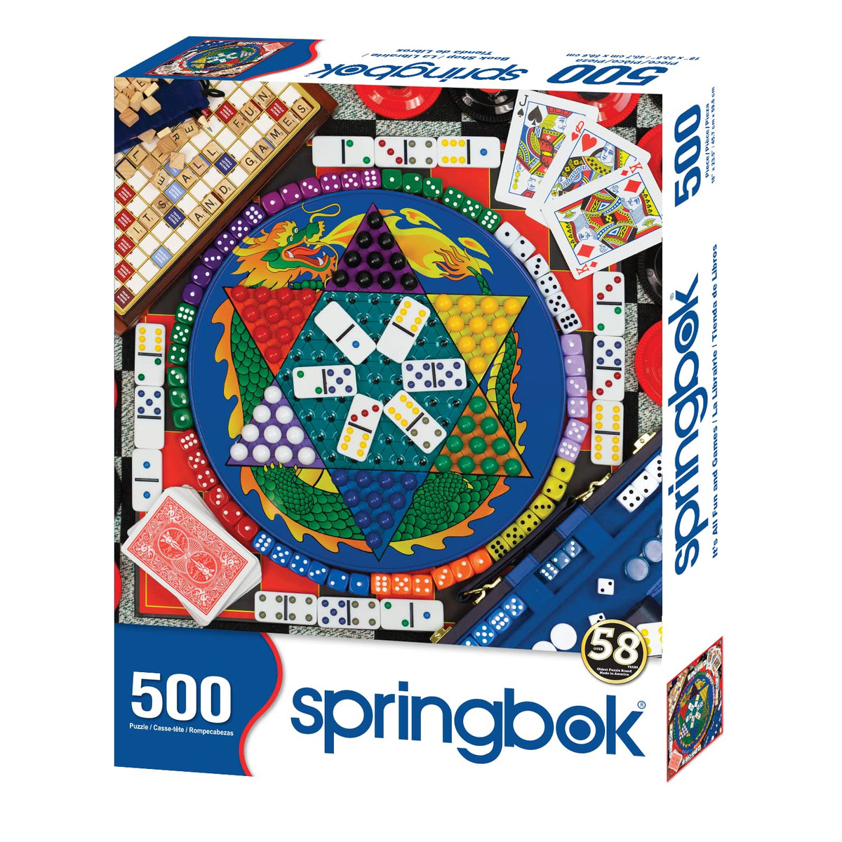 Springbok It'S All Fun & Games 500 Piece Jigsaw Puzzle – Cole's Computers