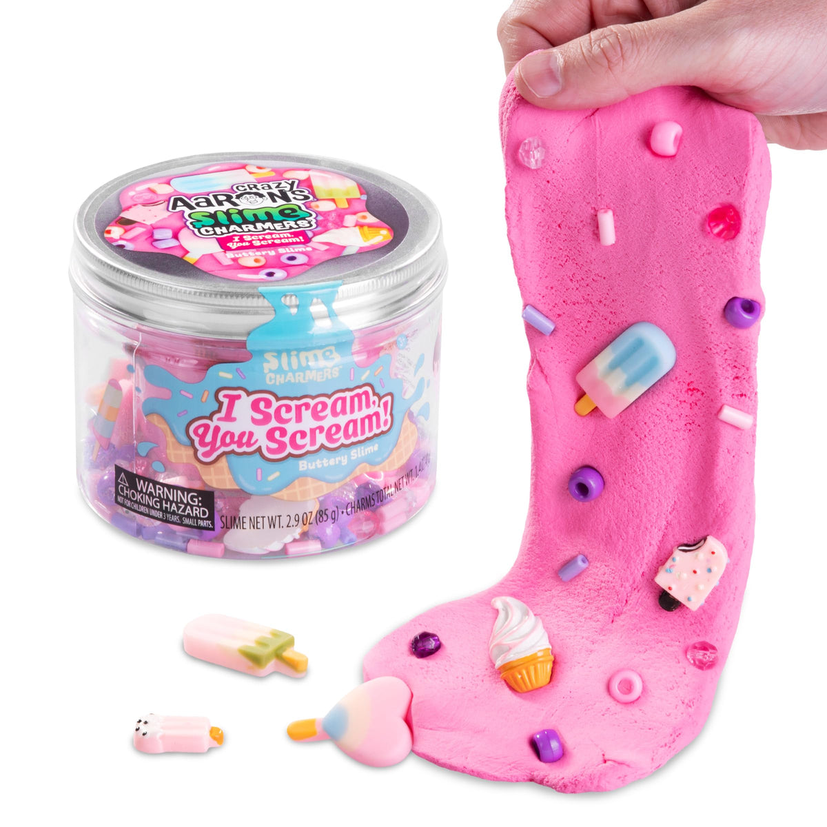 Crazy Aaron’s Slime Charmers - I Scream, You Scream Scented Slime for ...