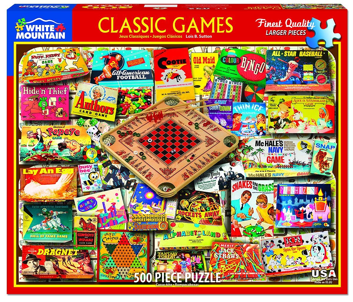 White Mountain Puzzles - Classic Games 500 Piece Jigsaw Puzzle – Cole's ...