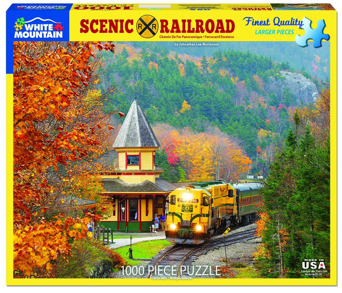 White Mountain Puzzles - Scenic Railroad - 1000 Piece Jigsaw Puzzle ...