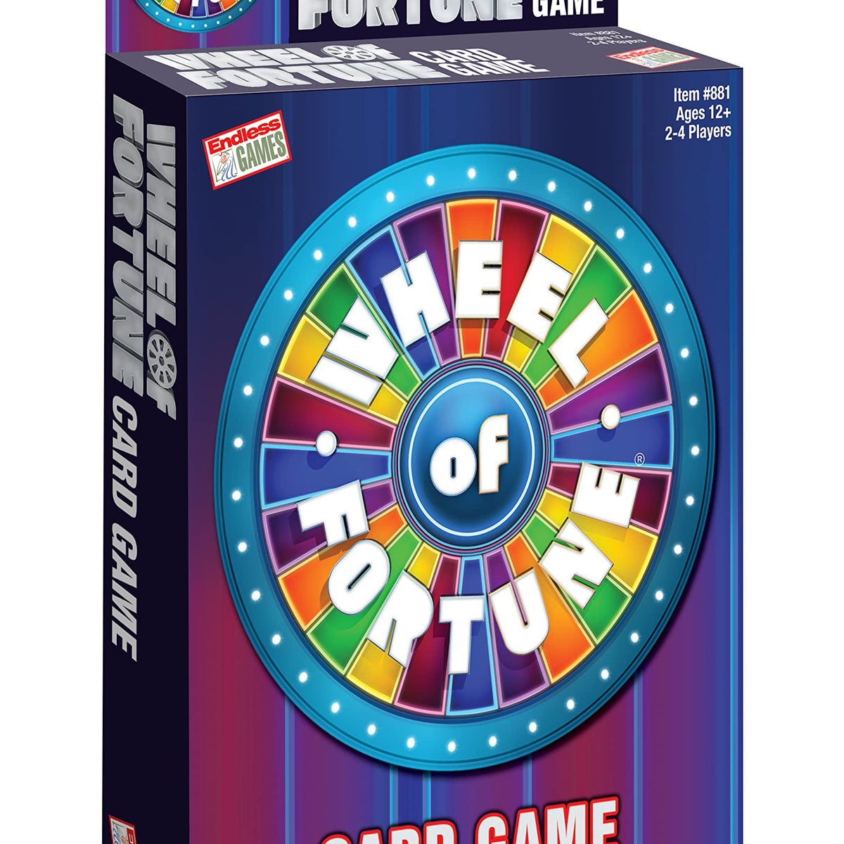 Wheel of Fortune Card Game - Faced Paced Competition - Travel Sized Pa ...