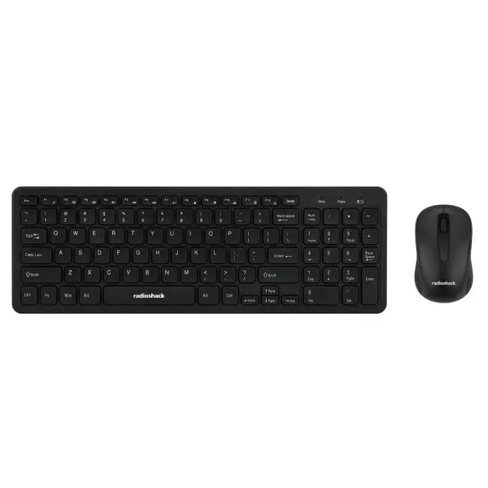 RadioShack Wireless Mouse and English Keyboard Combo – Cole's Computers