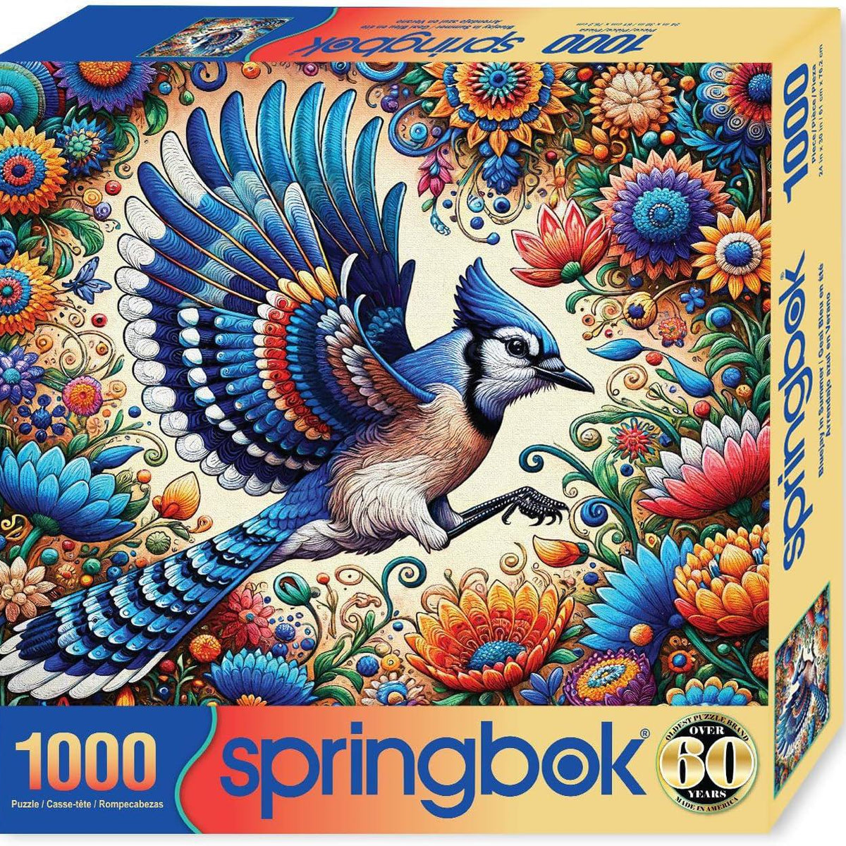 Springbok Blue Jay In Summer 1000 Piece Jigsaw Puzzle For Adults – Cole ...