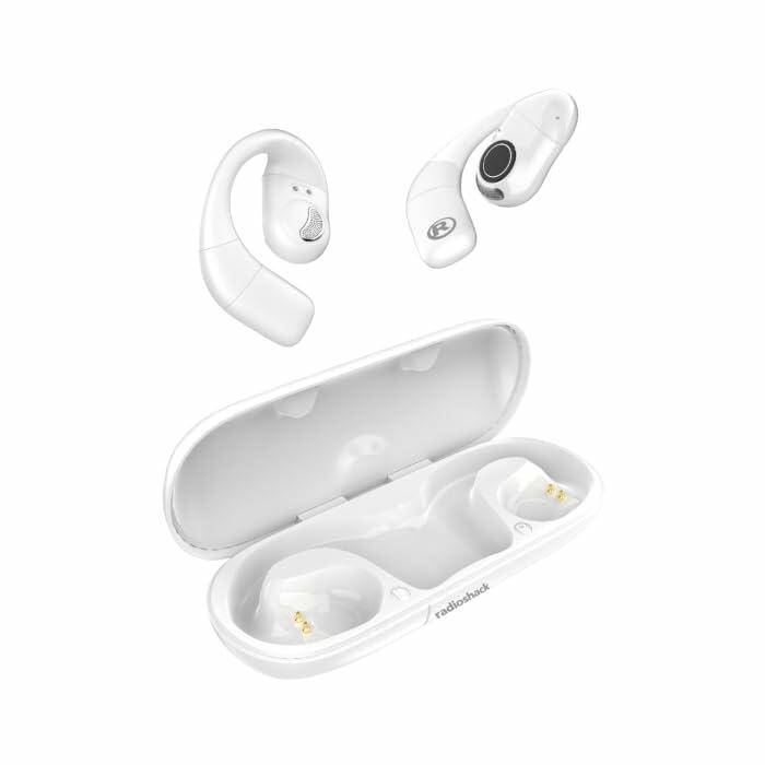 RadioShack ipx5 bass dynamic white tws earbuds with display 3304398 ...